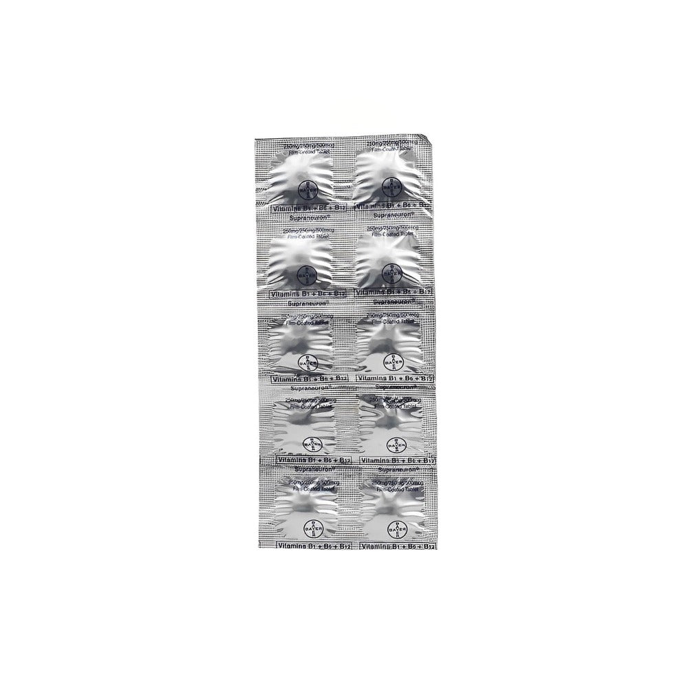Supraneuron 250mg/250mg/500mcg Tablet by 14's