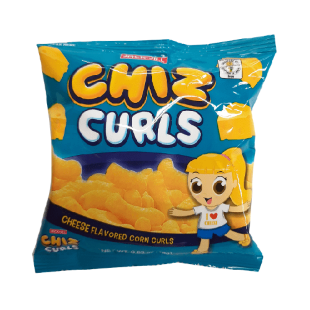Jack 'n Jill Chiz Curls Cheese 18g