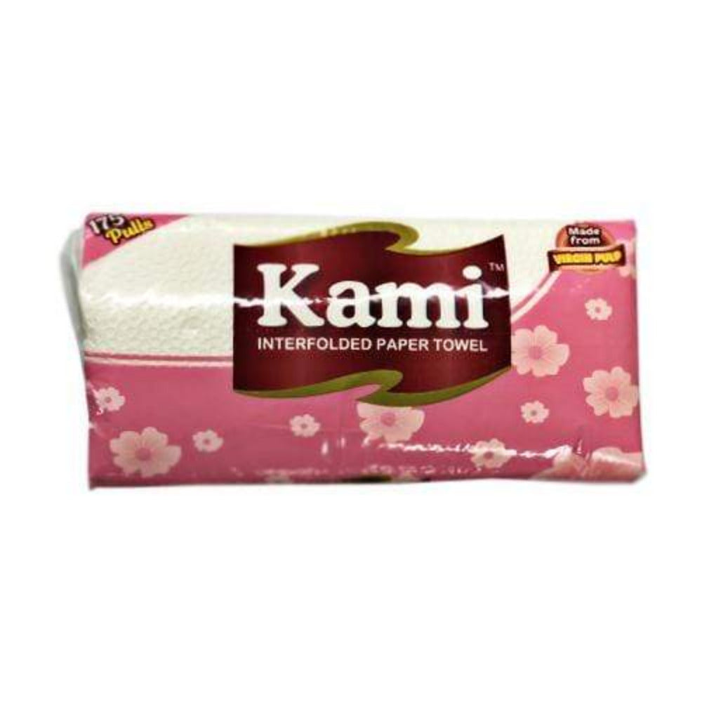 Kami Interfolded Paper Towel 1 Ply 175 Pulls