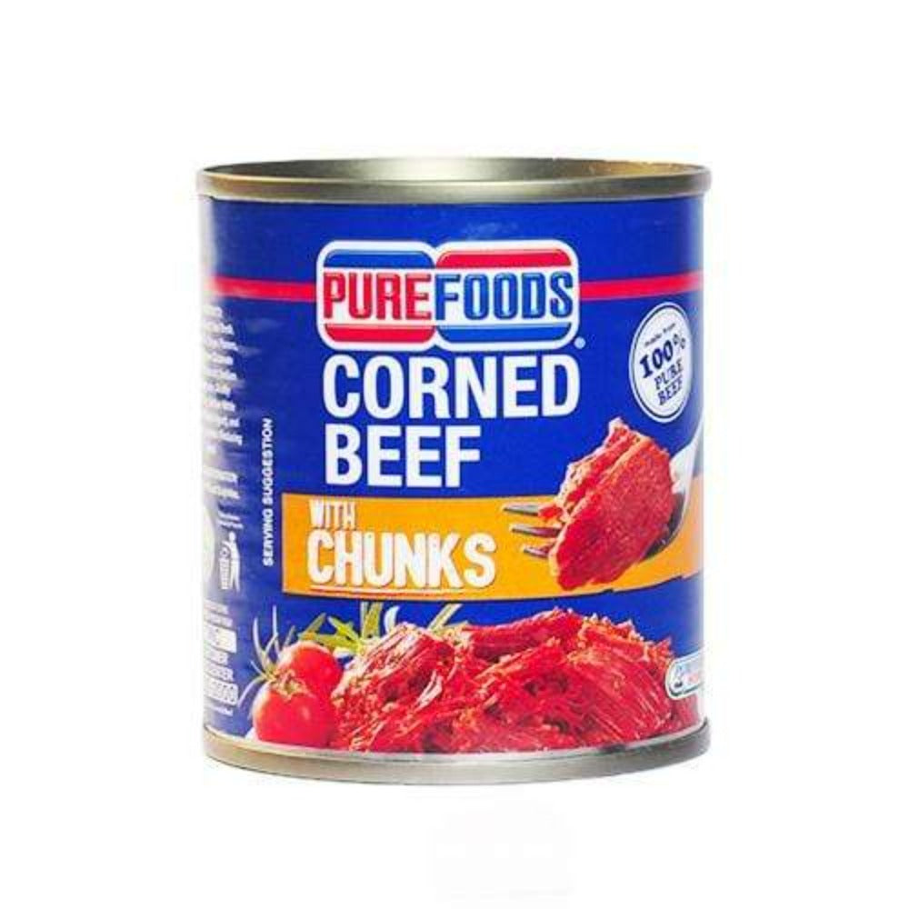 Purefoods Corned Beef With Chunks 210g