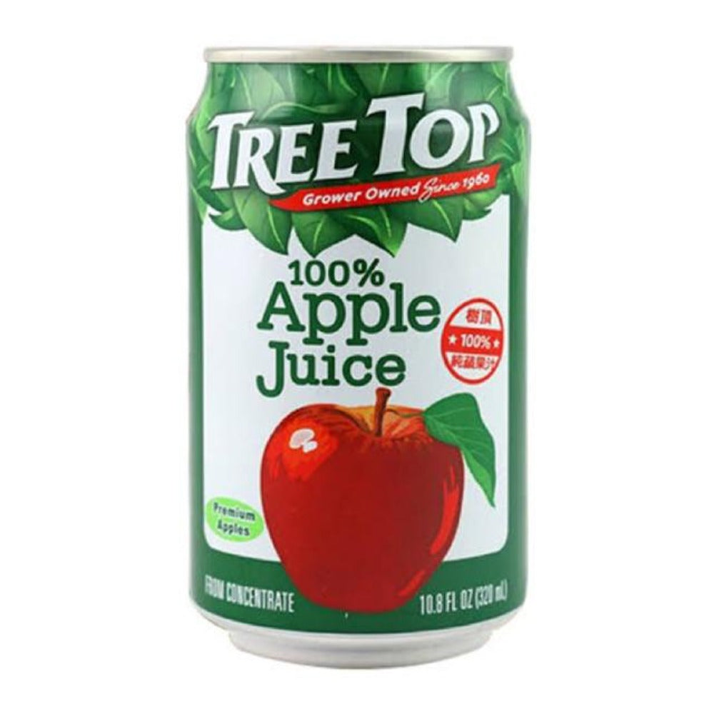 Tree Top 100% Fruit Juice Apple Can 320ml